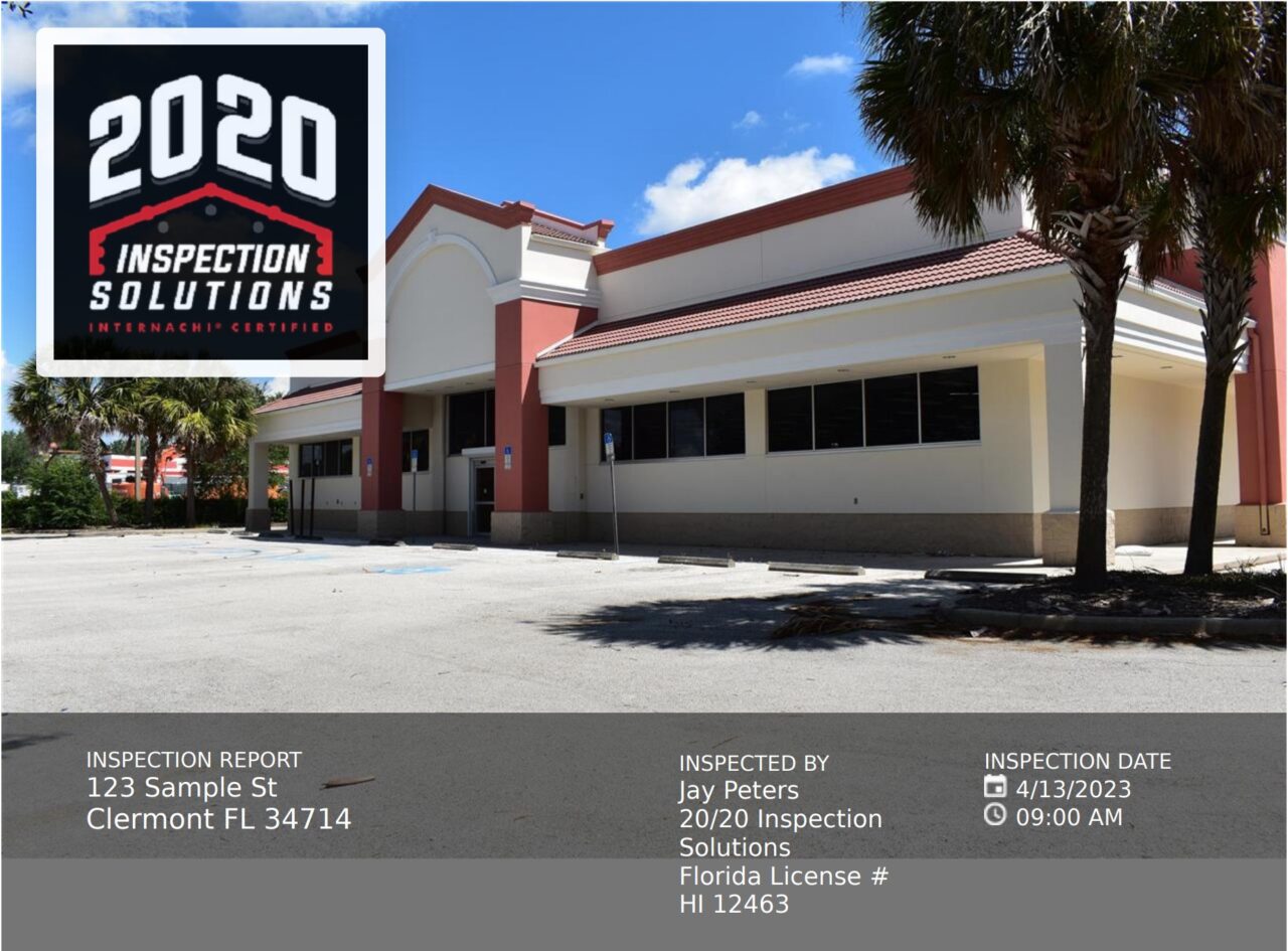 Commercial Inspection | 2020 Inspection Solutions