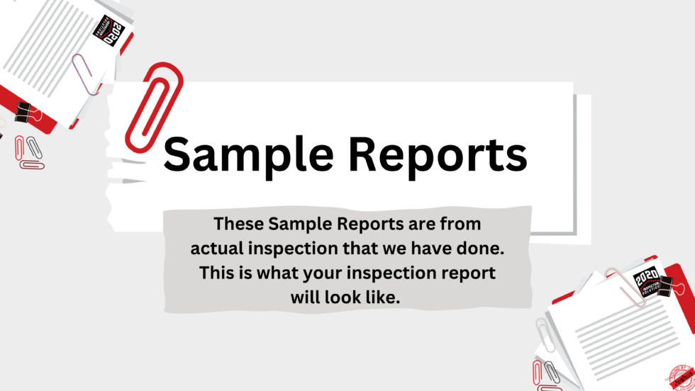 Sample Reports | 2020 Inspection Solutions
